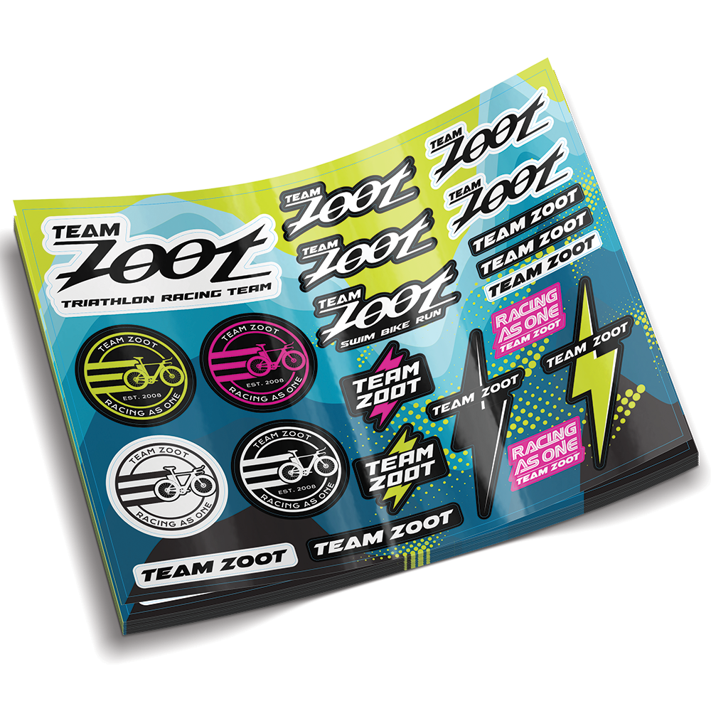 Team Zoot Sticker Sheet